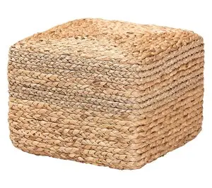 BALI & PARI Marella Seagrass Accent Footstool - One-color