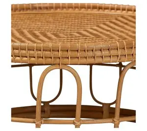 BALI & PARI Phoenix Honey Rattan Coffee Table