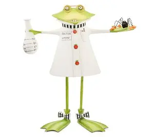MACKENZIE-CHILDS Dr. Wacko Frog Figure