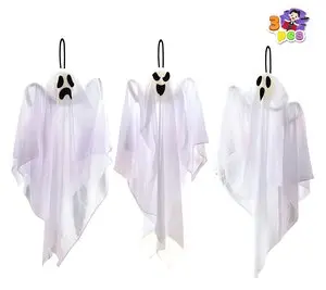 JOYFY 3x27.5' Halloween Hanging Ghosts Decor - One-color
