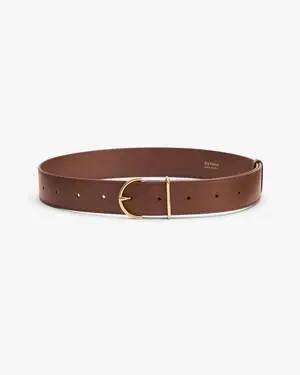 Cuyana Leather Belt - Dark Chestnut