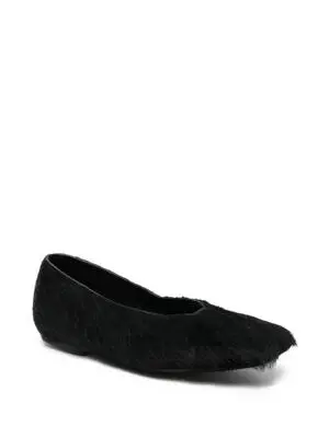 Rick Owens Leather Ballet Flats