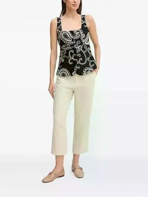 PEDRO DEL HIERRO Embroidered Paisley Top