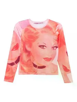 CHOPOVA LOWENA Printed Long Sleeve T-shirt