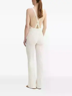 SESSUN Cable-knit Strap Jumpsuit
