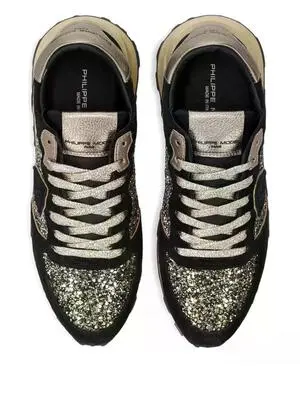 Philippe Model Tropez Haute Sneakers - Black
