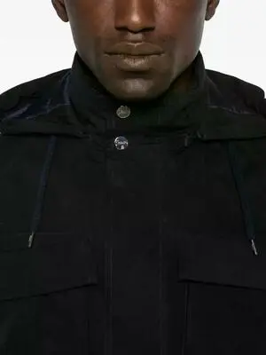 Herno Hooded Pocket Jacket - Blue