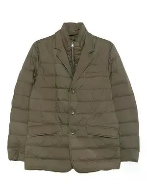 Herno Quilted Buttoned Jacket - Green