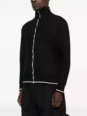 MAISON MARGIELA Zip-front High-neck Cardigan