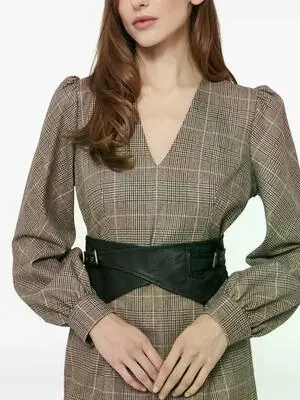 TWINSET Checked-print Mini Dress