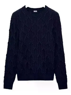 Loewe Cable-knit Cotton Sweater