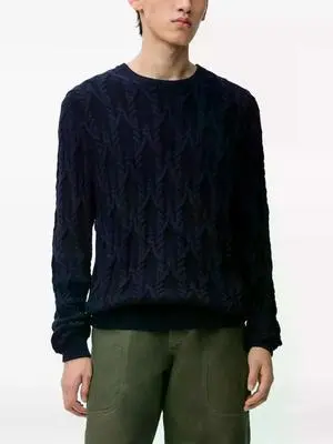 Loewe Cable-knit Cotton Sweater