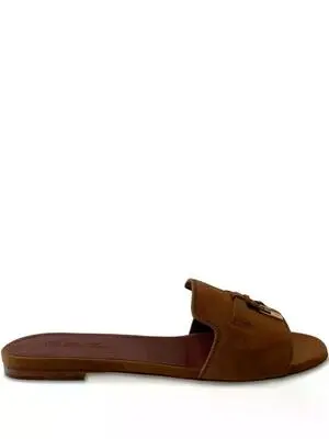 Loro Piana Suede Sandals