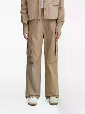 Karl Lagerfeld Cargo-pocket Cotton Trousers