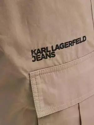 Karl Lagerfeld Cargo-pocket Cotton Trousers