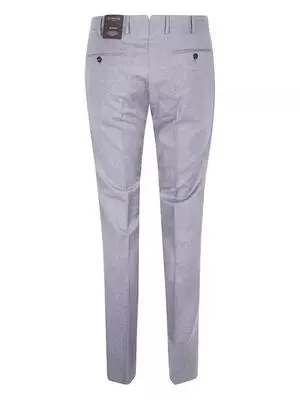 Incotex Flat-front Cotton Trousers