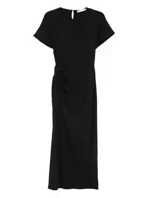 SAMSOE SAMSOE Crew-neck Midi Dress