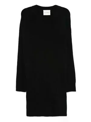 Closed Crew-neck Knit Midi Dress