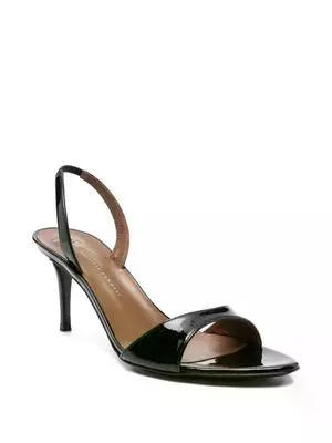 GIUSEPPE ZANOTTI 75 Mm Slingback Patent Leather Sandals