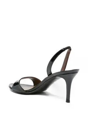 GIUSEPPE ZANOTTI 75 Mm Slingback Patent Leather Sandals