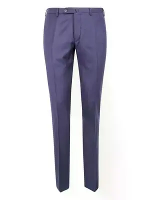 Incotex Flat-front Cotton Trousers