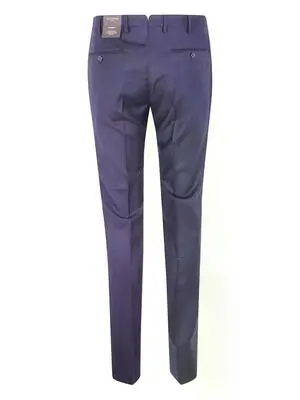Incotex Flat-front Cotton Trousers
