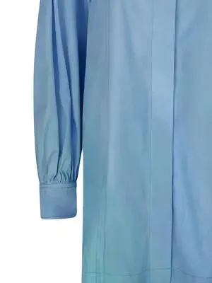 LOULOU Zena Puff-sleeve Mini Shirt Dress