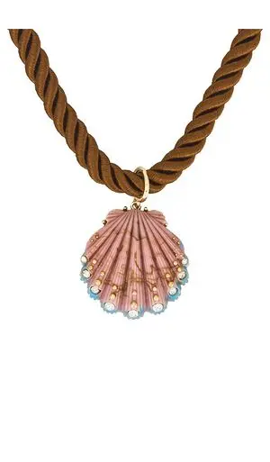Dannijo Lisbeth Shell Pendant Necklace