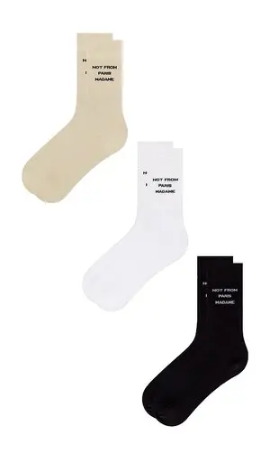 DRÃ´LE DE MONSIEUR Slogan Socks