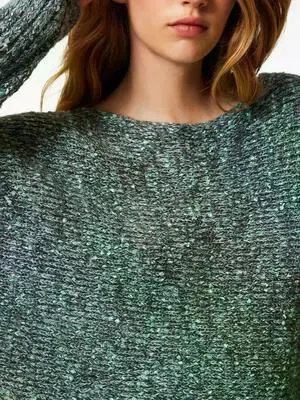 TWINSET Speckled Boat-neck Pullover