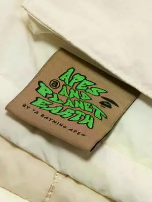 AAPE BY *A BATHING APE® Hooded Logo-patch Jacket