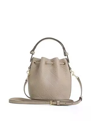 Tory Burch Embossed Leather Mini Bucket Bag