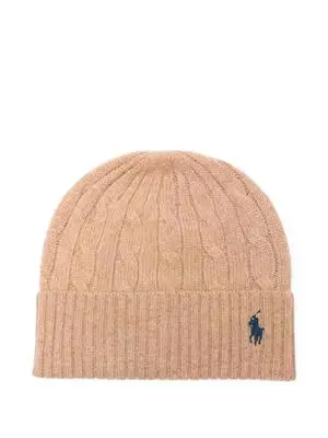 Polo Ralph Lauren Cable-knit Beanie - Brown