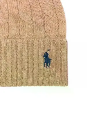 Polo Ralph Lauren Cable-knit Beanie - Brown