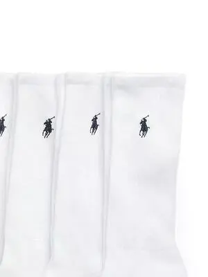 Polo Ralph Lauren Cotton Blend Socks Pack - White