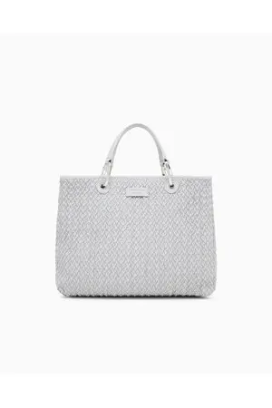 Emporio Armani Medium Myea Shopper Bag - Grey