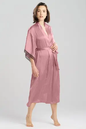 Natori Ashley Icon Lace Robe - Pink