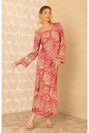 Hale Bob Aubriella Maxi Dress - Pink