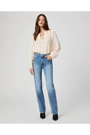 Paige Stevie Straight Jean - Denim