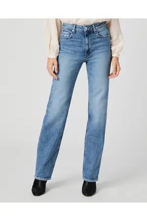 Paige Stevie Straight Jean - Denim