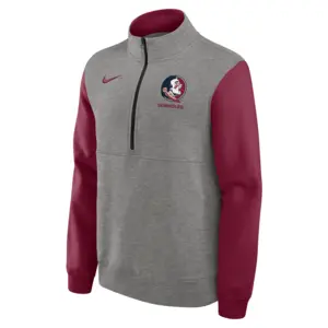 Nike Florida State Club 1/2-zip Crew