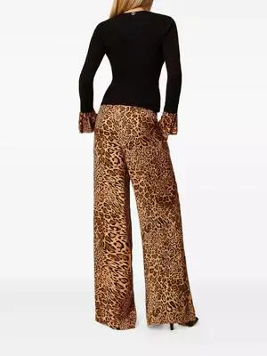 TWINSET Leopard-print Trousers