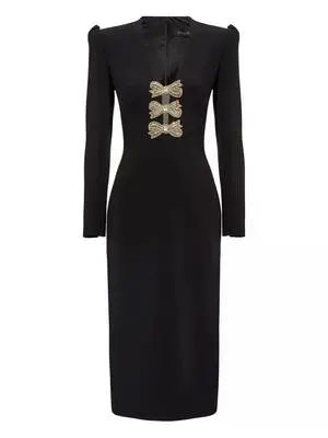 Jewel Neck Midi Dresses