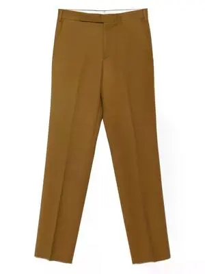 LARDINI Raw-edge Wool Trousers
