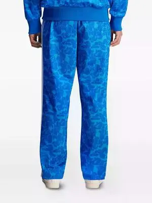 Adidas Camouflage-print Side-stripe Track Pants