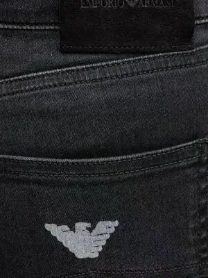 Emporio Armani Logo-embroidered Flared Jeans