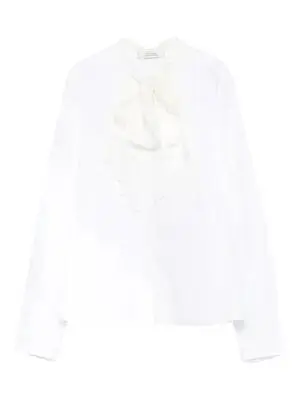 Dorothee Schumacher Draped-bow Ruffled Blouse
