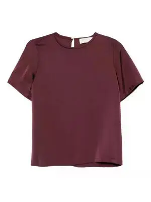 I BLUES Short-sleeve Round-neck Blouse