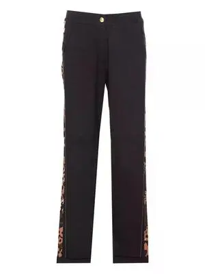 Liu Jo Leopard-print Paneled Trousers