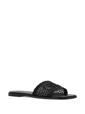 Chloé Crochet-effect Flat Sandals